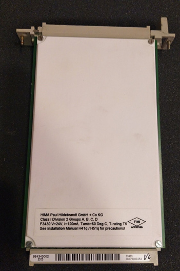 HIMATRIX HIMA PLC F3430 HIMA SAFETY RELAY MODULE SAFETY RELATED PLC 4 ...