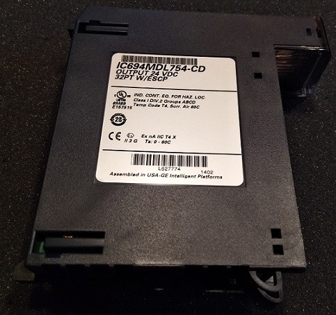 IC694MDL754 OUTPUT MODULE 12 24VDC ESCP 0.75A POS. LOGIC 32 PT GE FANUC RX3I PLC